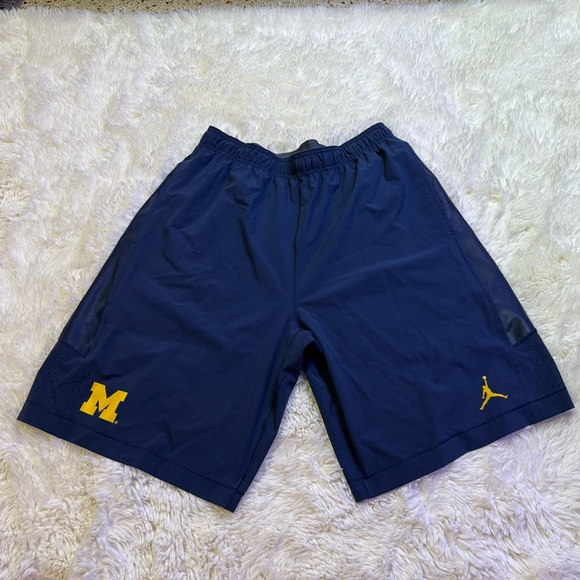 Jordan | Shorts | Mens Jordan Michigan University Shorts With Jumpman ...